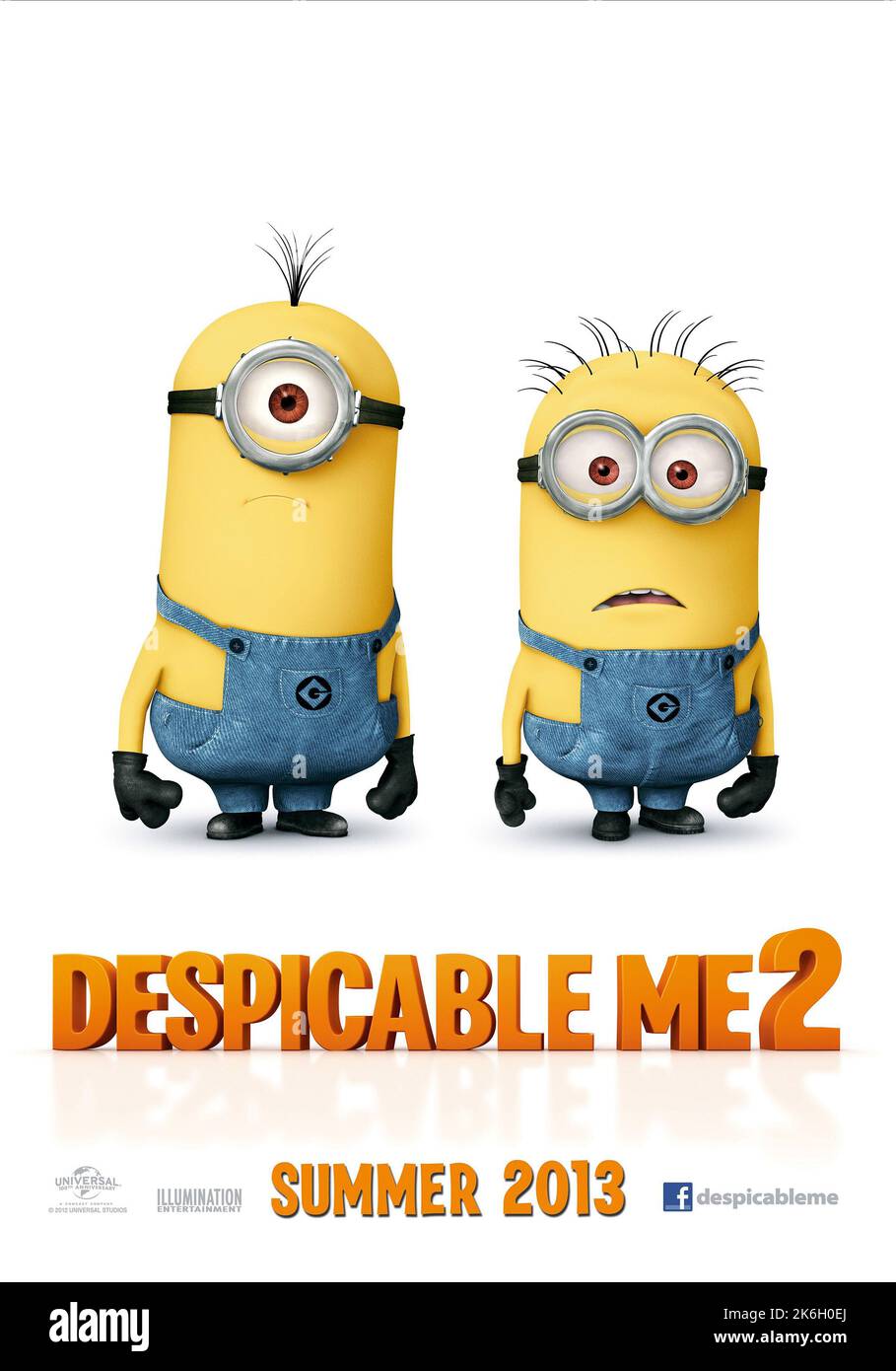 Despicable Me 2 Minions poster Stock Photo - Alamy