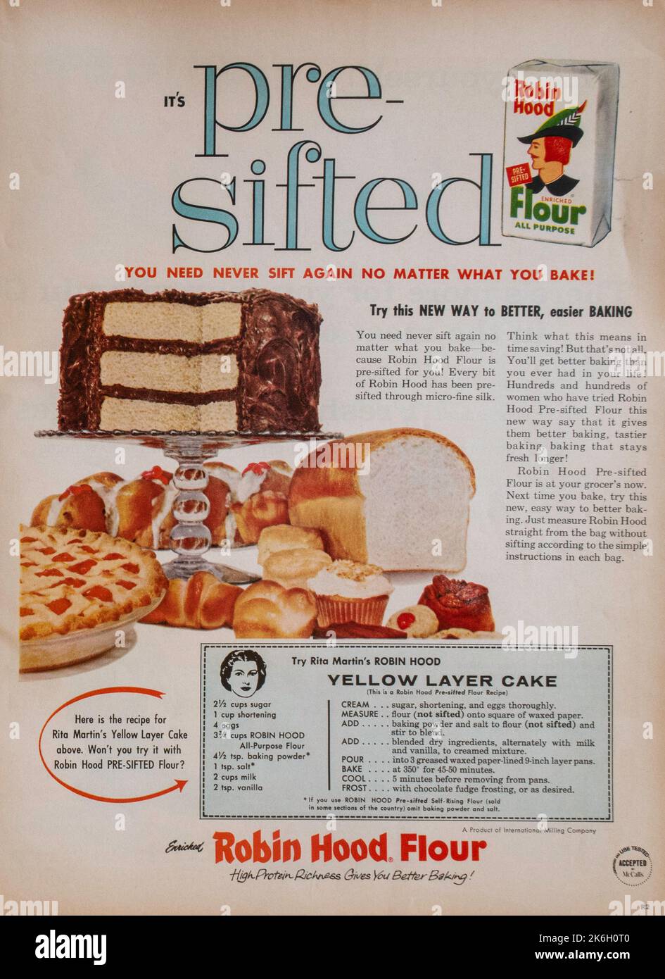 Cake Ad 1968
