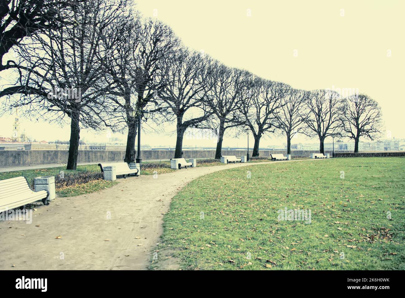 Colors in dull landscape hi-res stock photography and images - Alamy