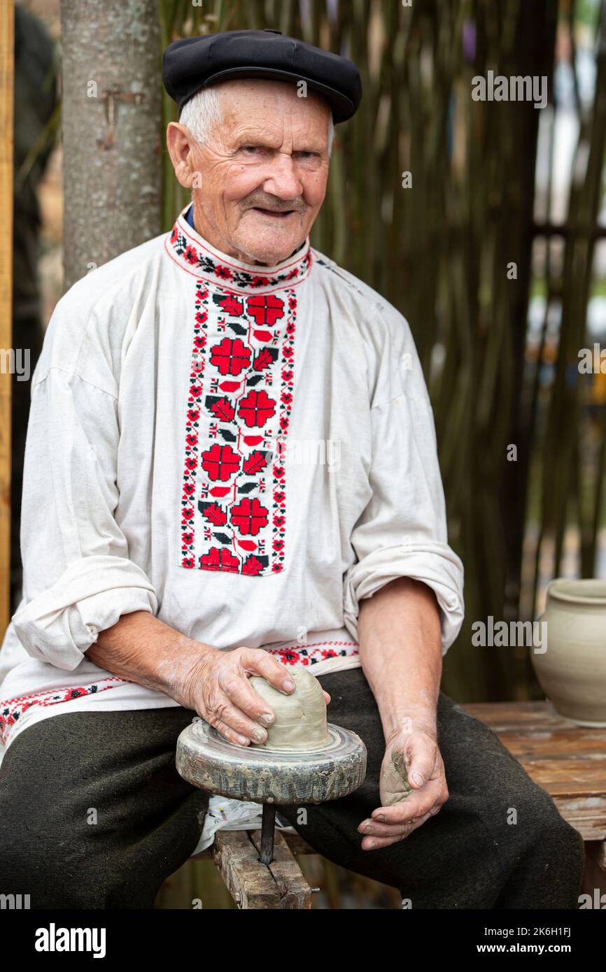 Belarus, the village of Lyaskovichi. August 20, 2022. A holiday of ...