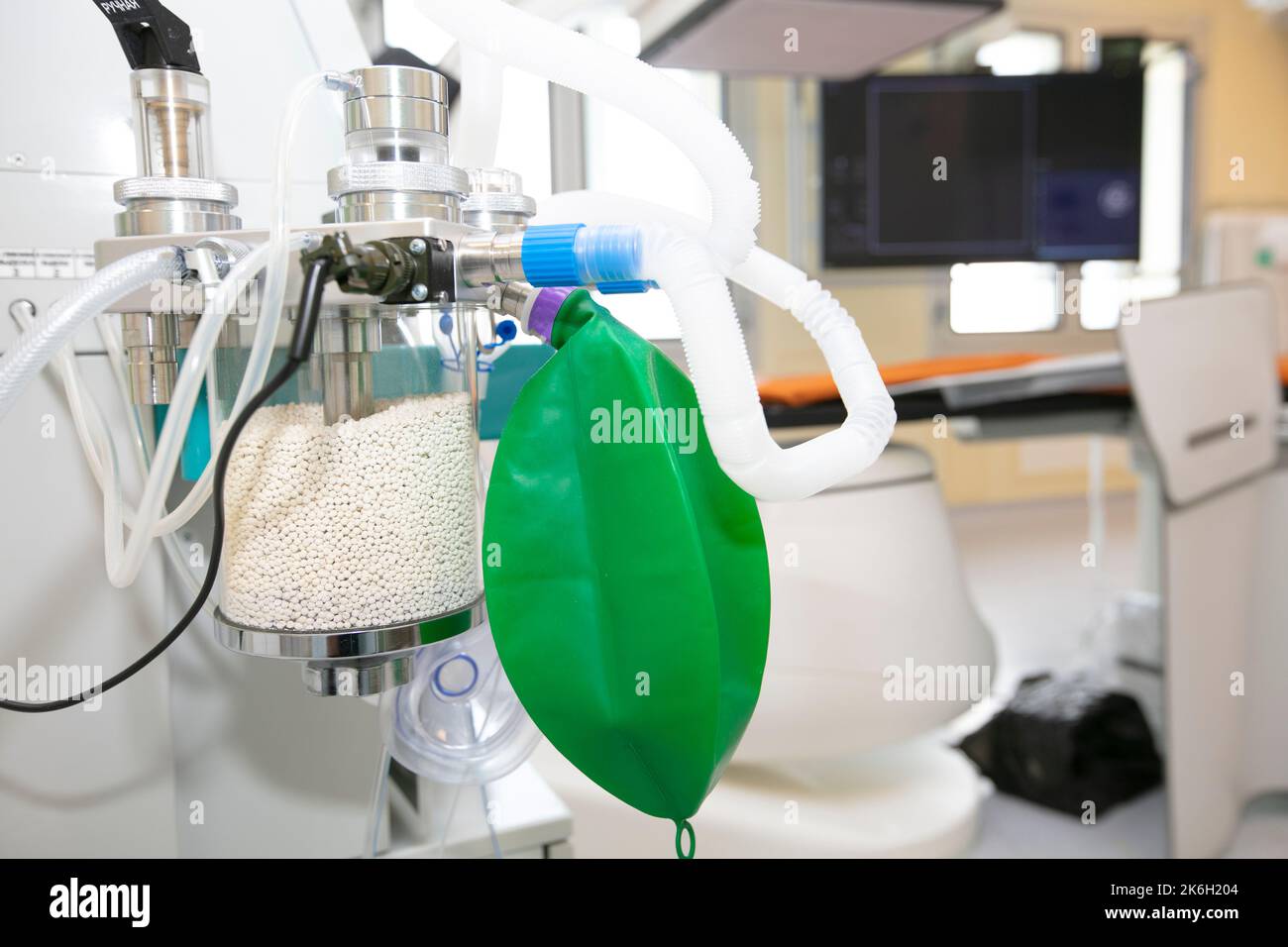Part of the ventilator in the operating room, close-up Stock Photo - Alamy