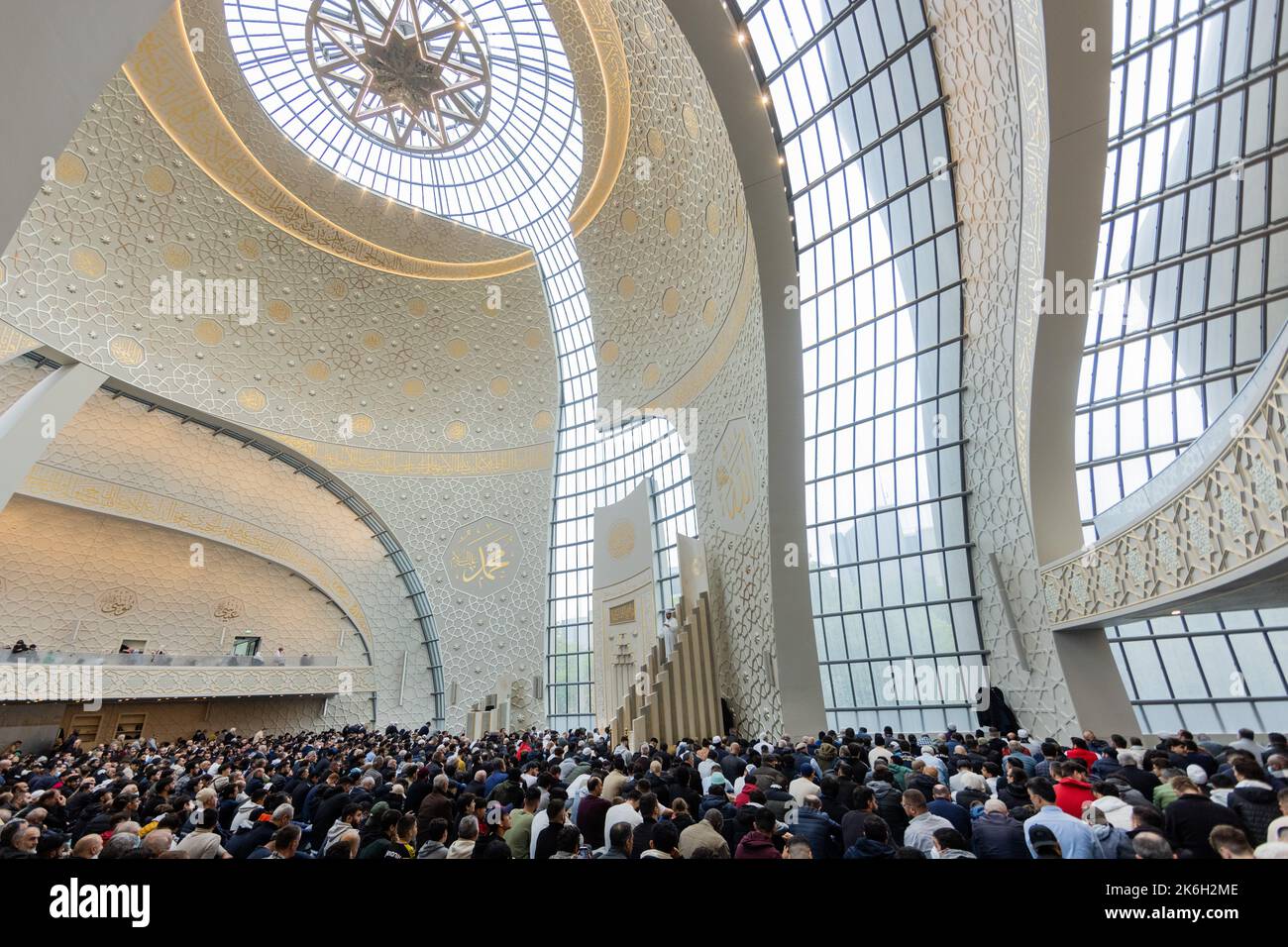 Cologne, Germany. 14th Oct, 2022. Mustafa Kader, muezzin and imam ...