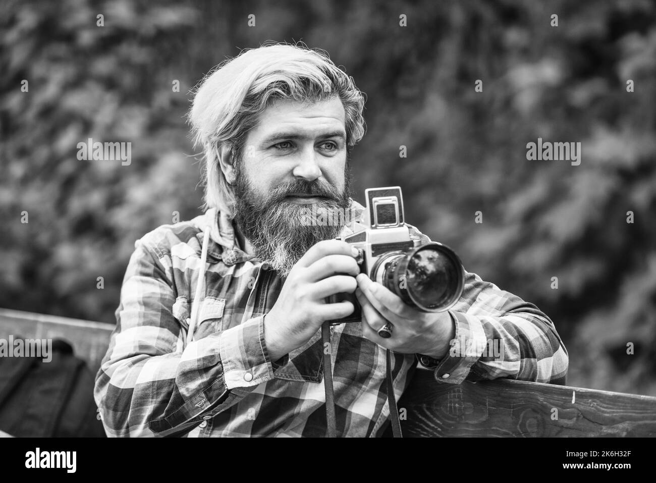 Time to relax. paparazzi use digital camera. Photo shoot session ...