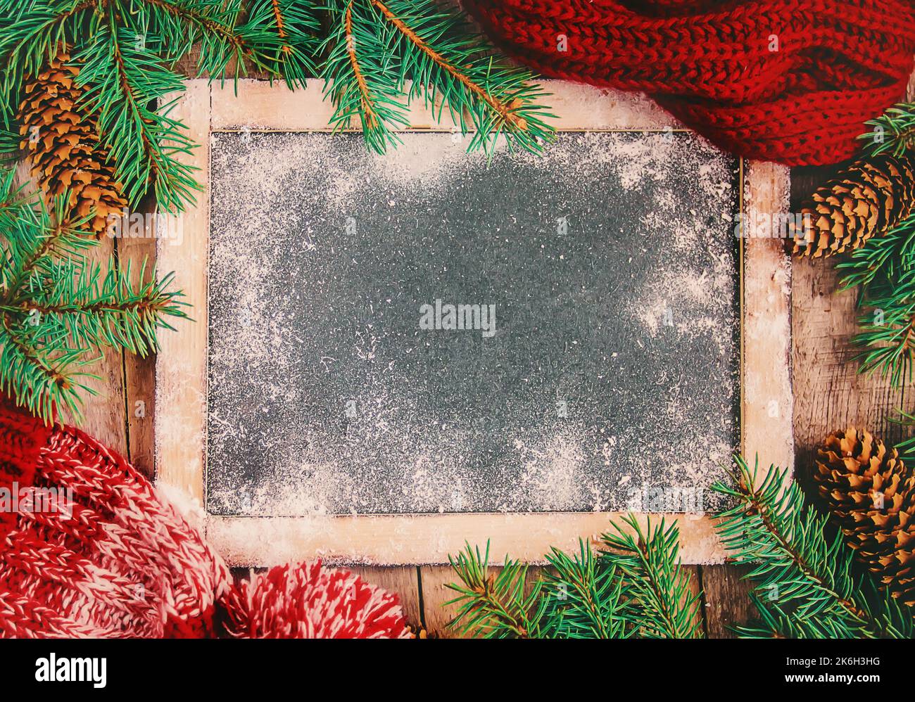 Christmas background. happy New Year. Selective focus Stock Photo - Alamy