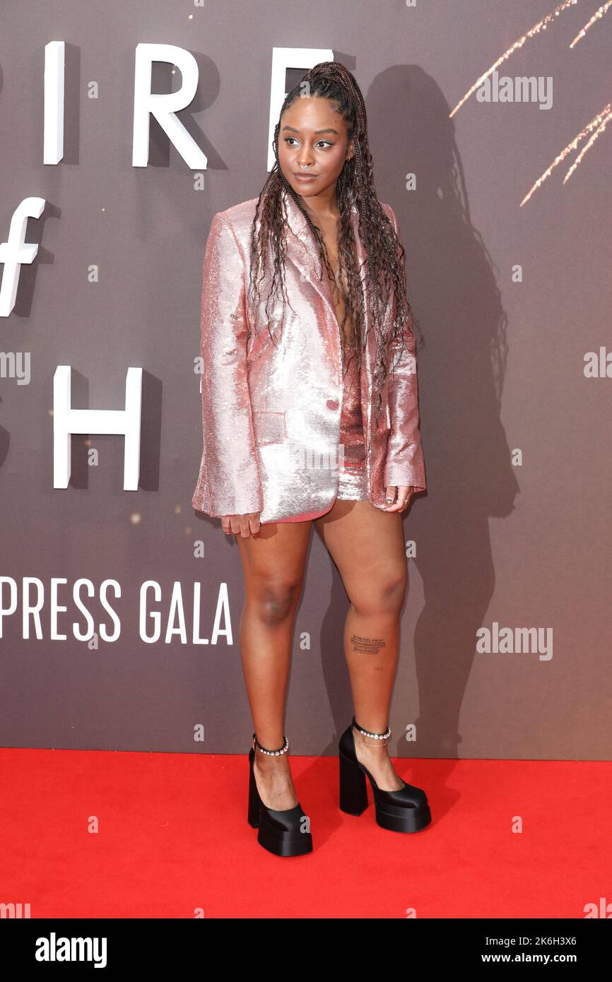 Crystal Clarke attends film premiere of 'Empire of Light' during the ...