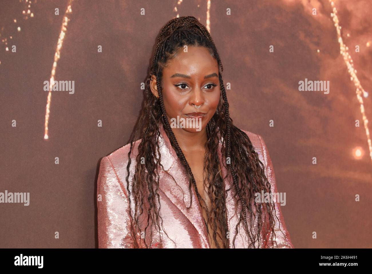 Crystal Clarke attends film premiere of 'Empire of Light' during the ...