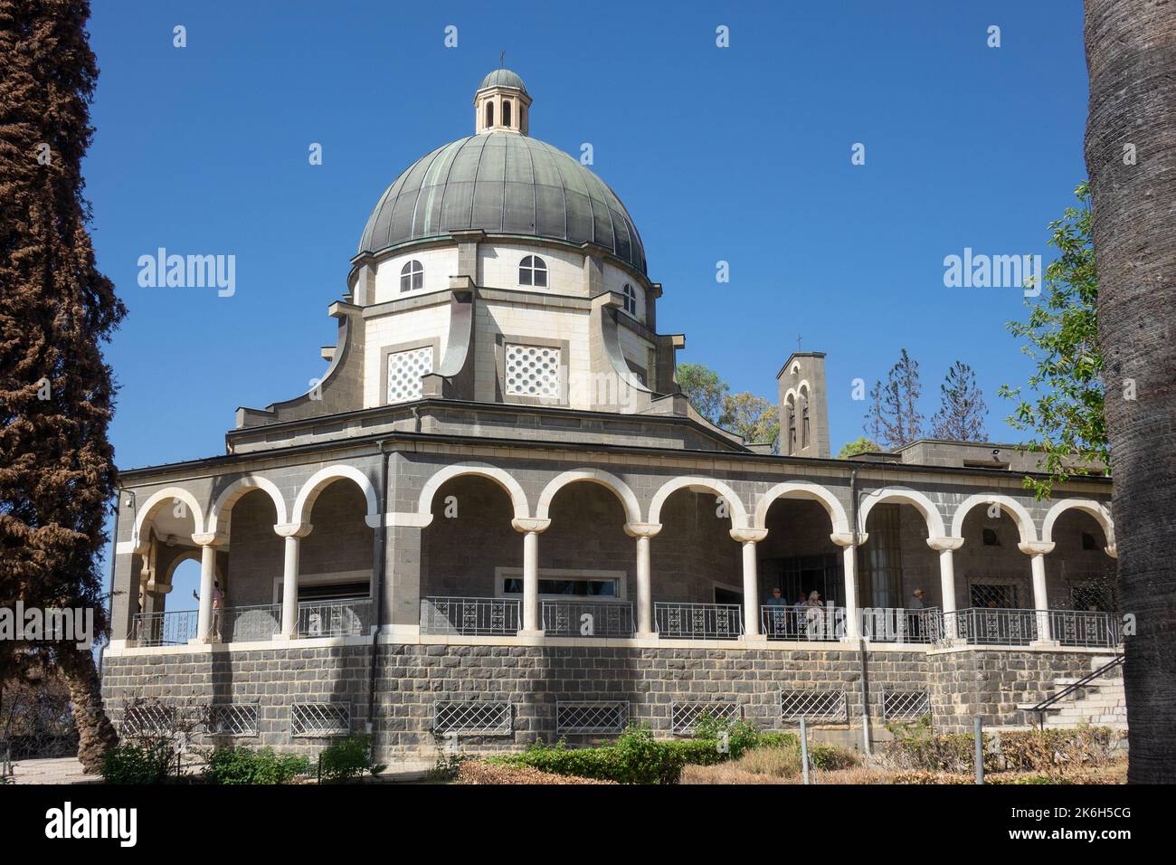 Israel, Galilee, Beatitudes Franciscan Monastery Stock Photo - Alamy