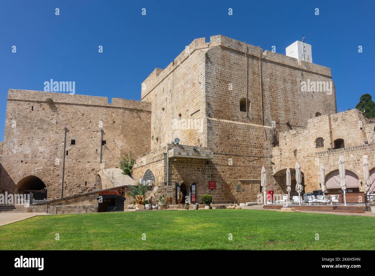 Israel, Acre (Akko), Crusader Citadel Stock Photo - Alamy