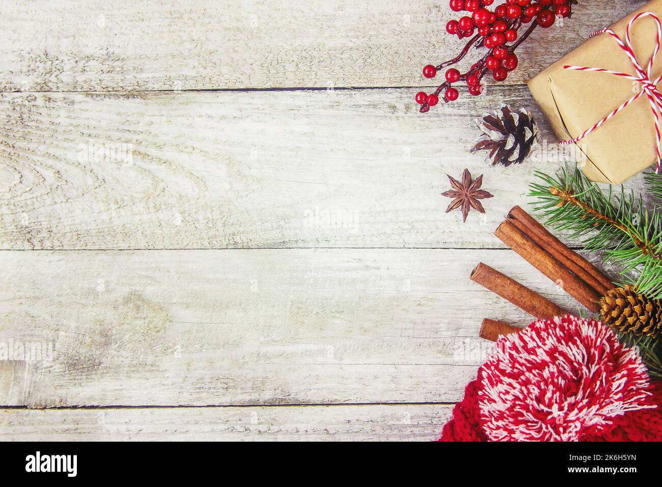Christmas background. happy New Year. Selective focus Stock Photo - Alamy