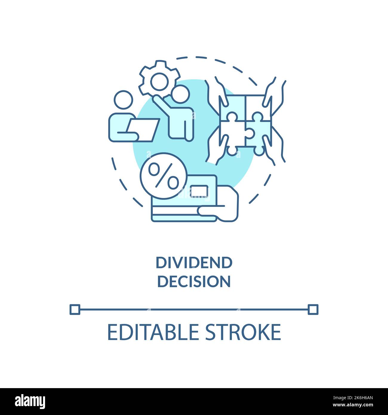 Dividend distribution Stock Vector Images - Alamy