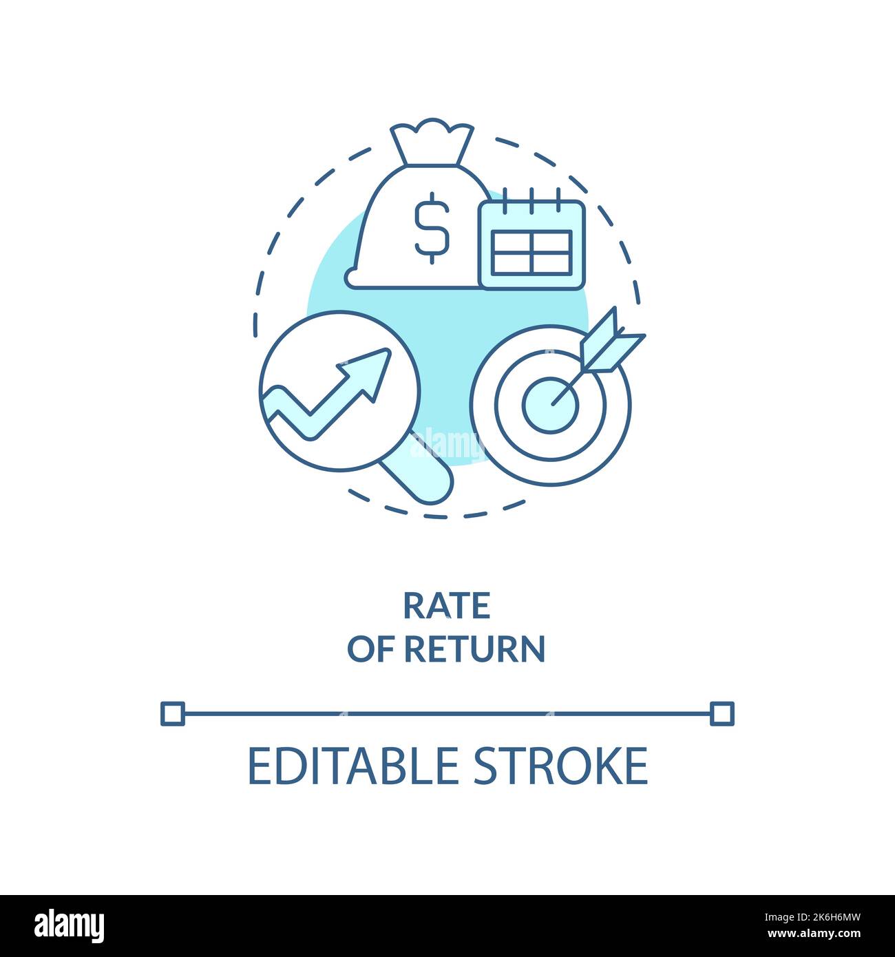 Rate of return Stock Vector Images - Alamy