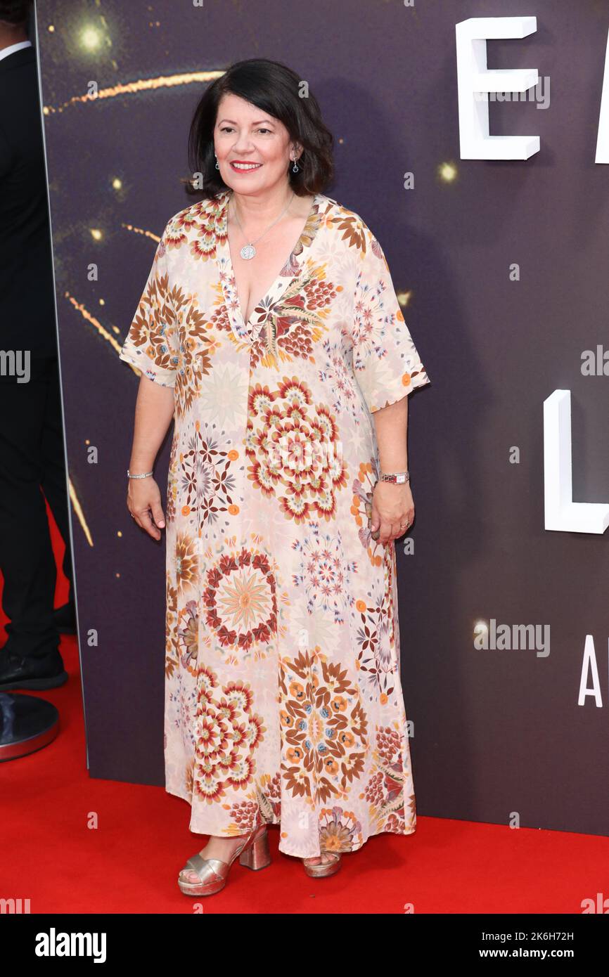 Pippa Harris attends film premiere of 'Empire of Light' during the 2022 ...