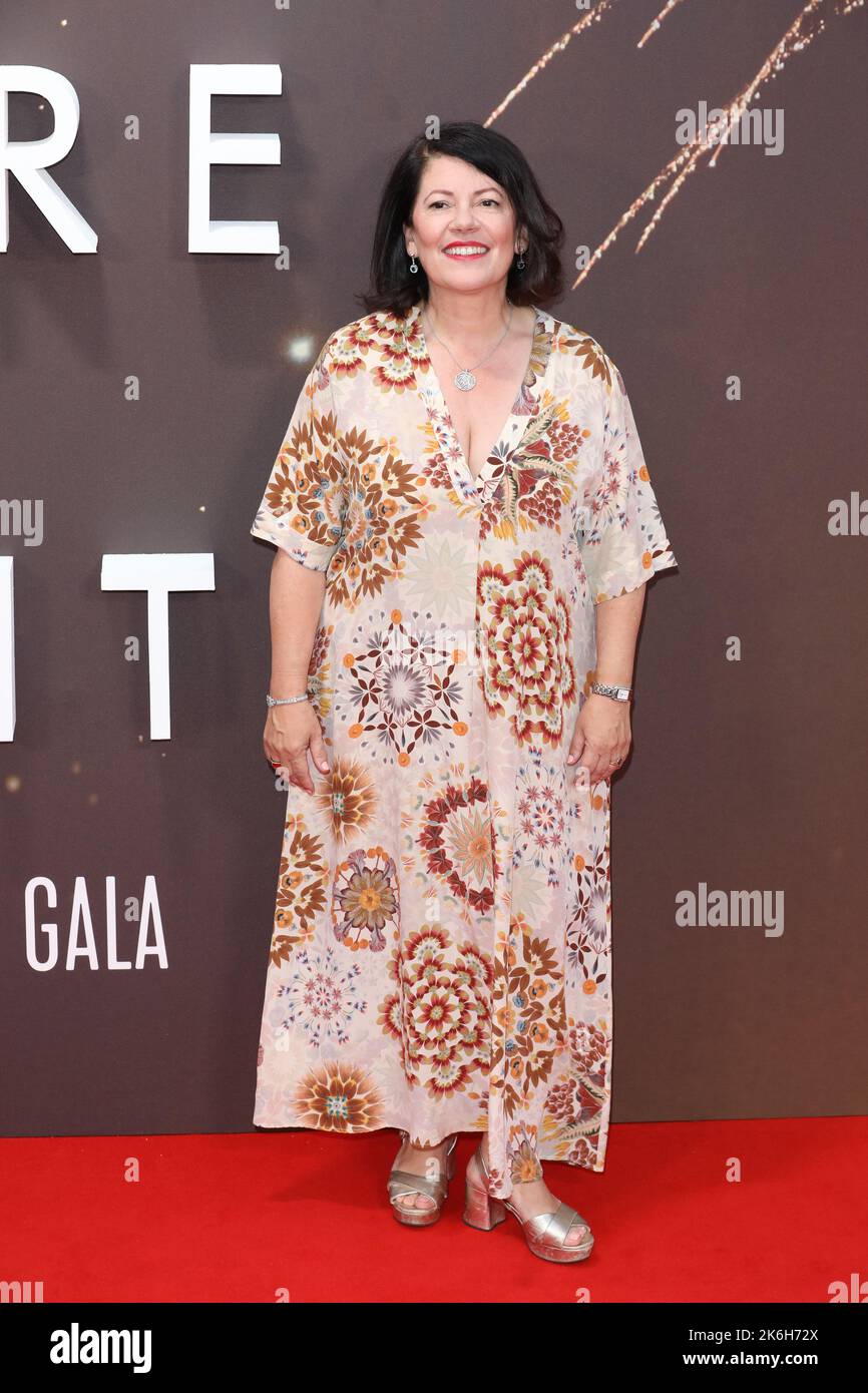 Pippa Harris attends film premiere of 'Empire of Light' during the 2022 ...