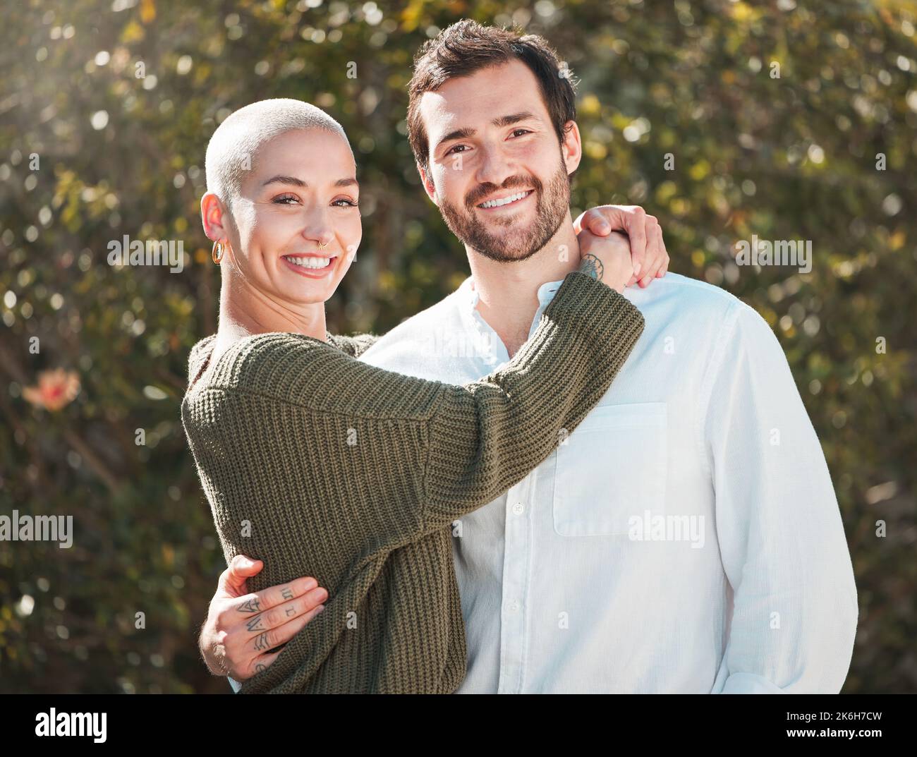 Sorry ladies, hes all mine. Cropped portrait of an affectionate young ...