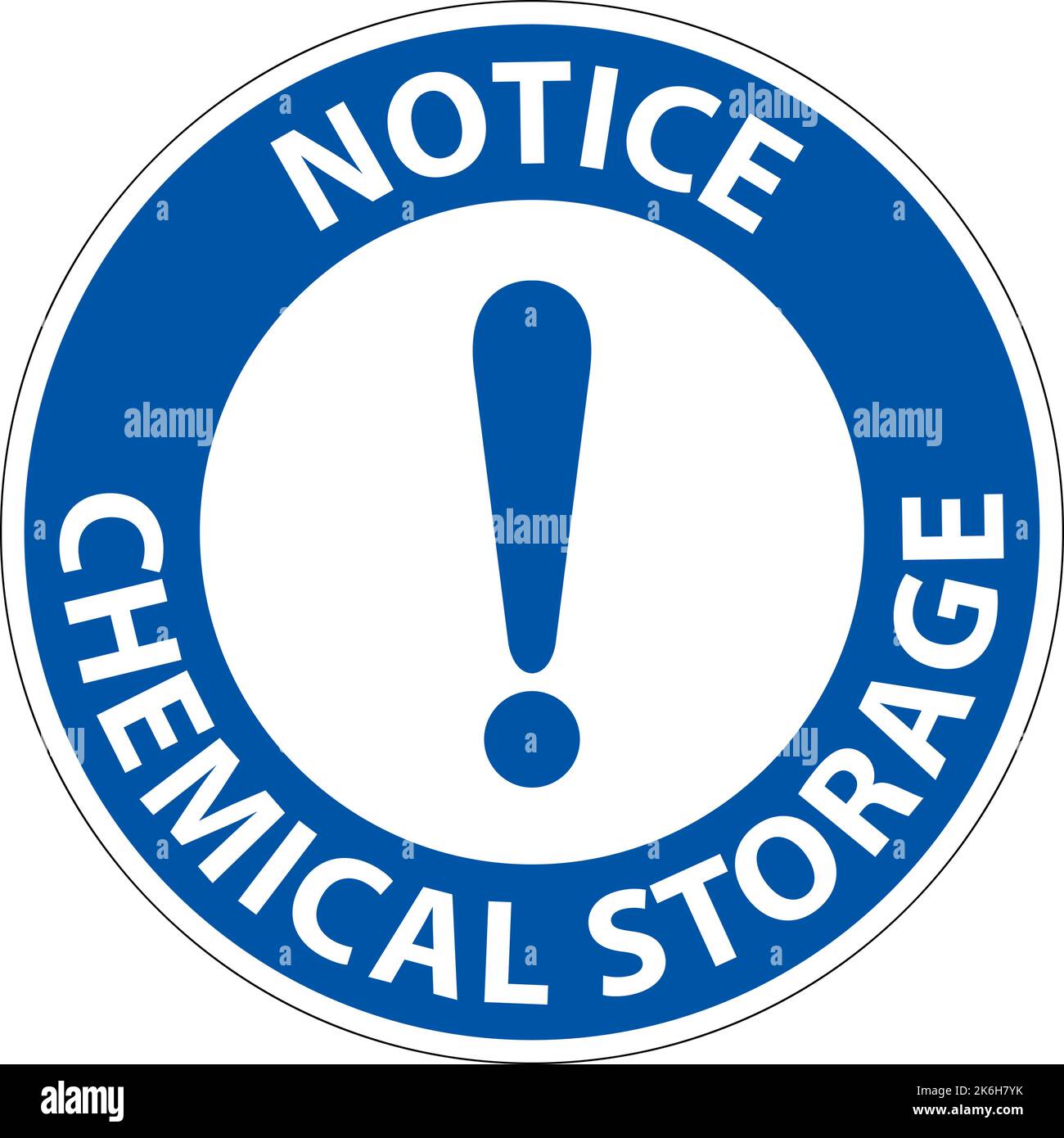 Notice Chemical Storage Symbol Sign On White Background Stock Vector ...