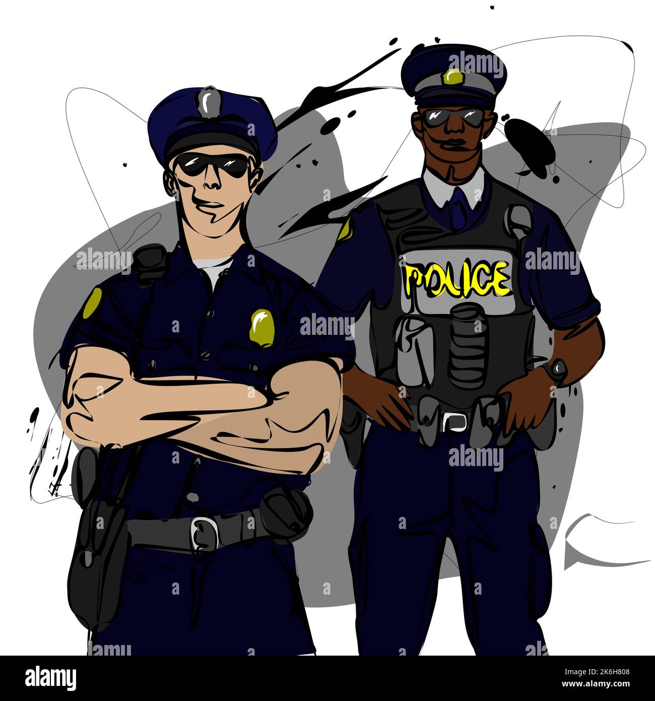 Retro style comic book portrait hi-res stock photography and images - Alamy