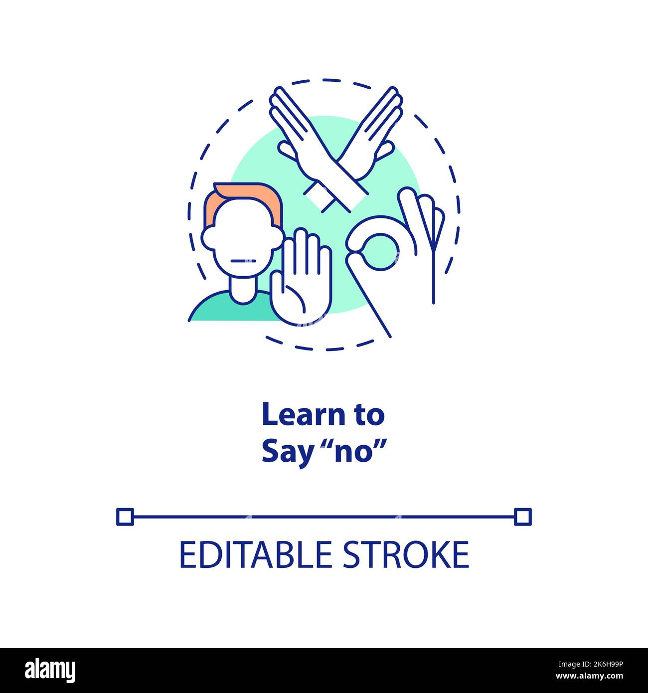 Say circle logo hi-res stock photography and images - Alamy