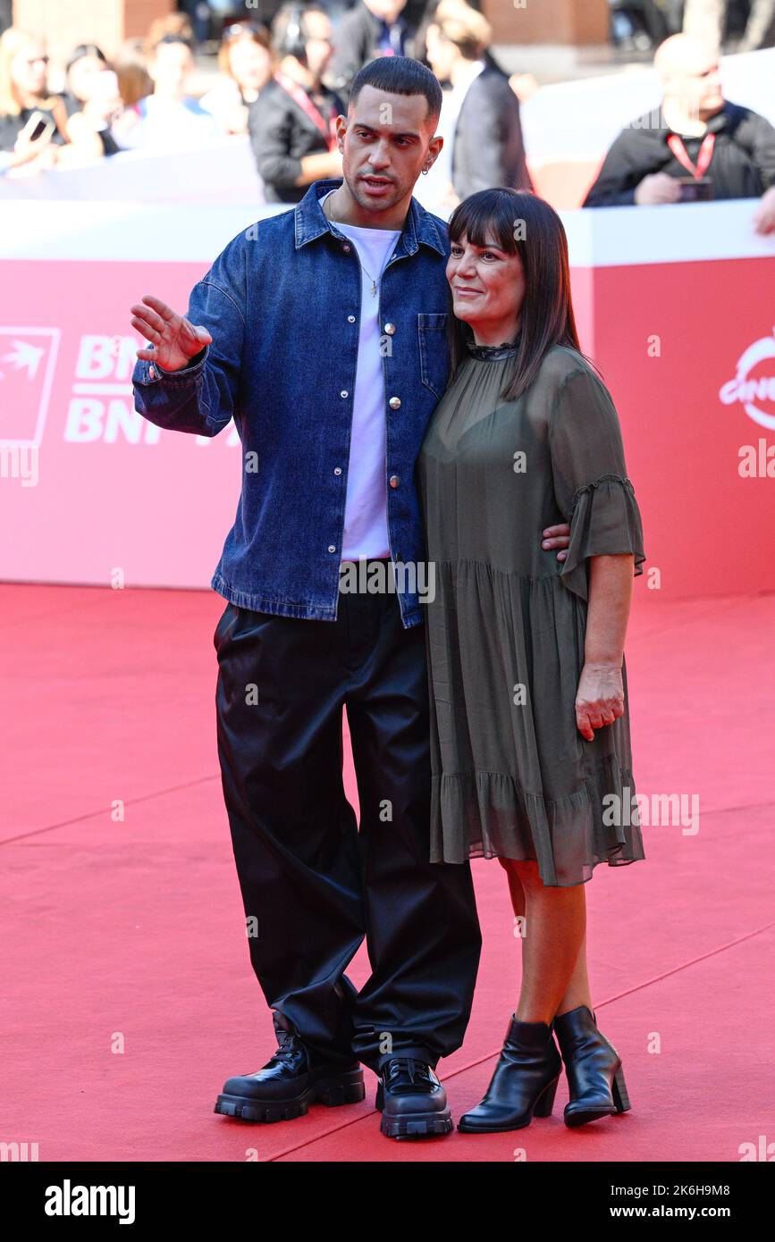 ROME, ITALY - OCTOBER 14: Alessandro Mahmood and Anna Frau attends the ...