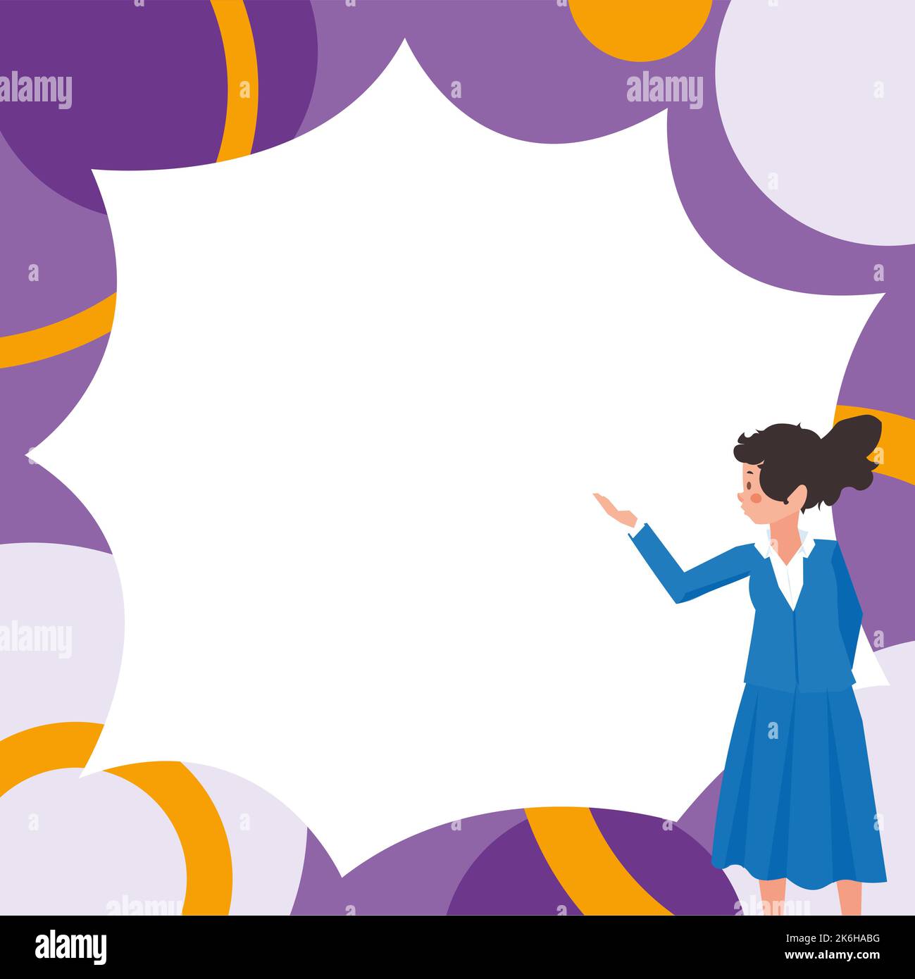 Instructor Drawing Pointing Stick On Empty Whiteboard While Holding Cup ...