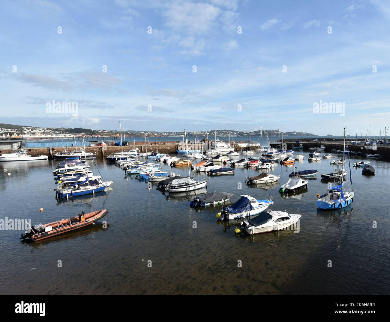 Harbour at paighton in Devon UK Stock Photo - Alamy