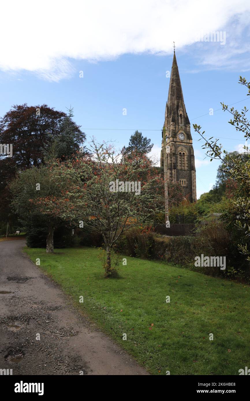 Comrie Parish Church Scotland October 2022 Stock Photo - Alamy