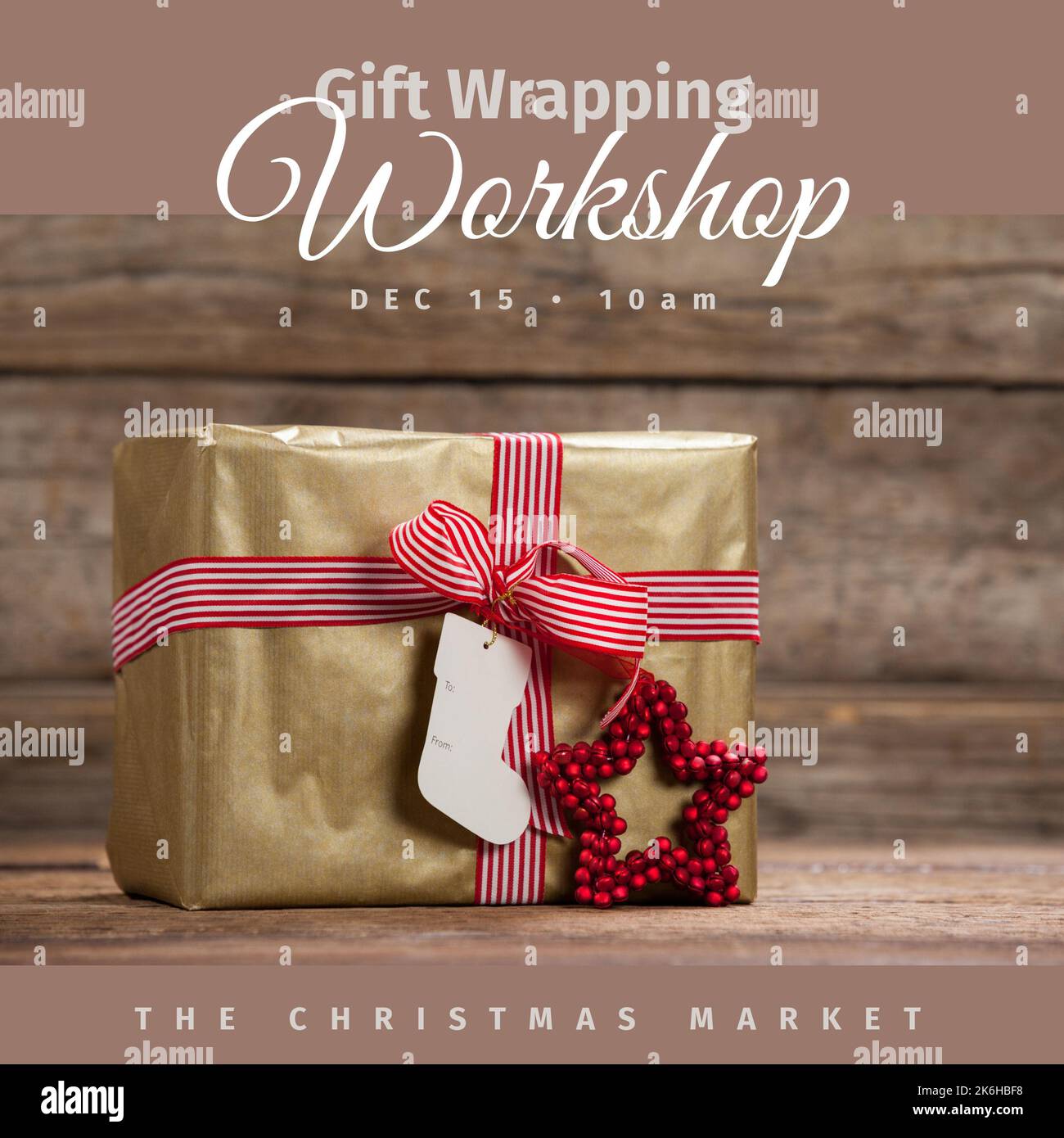 Animation party text over present hi-res stock photography and images ...