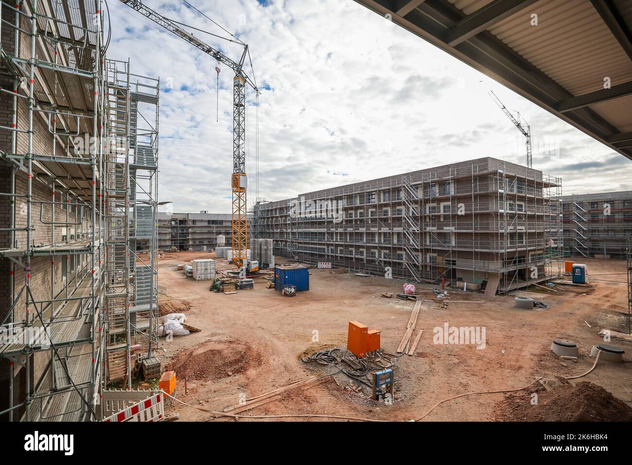 Saxony, Zwickau: 14 October 2022, View of the detention buildings and ...