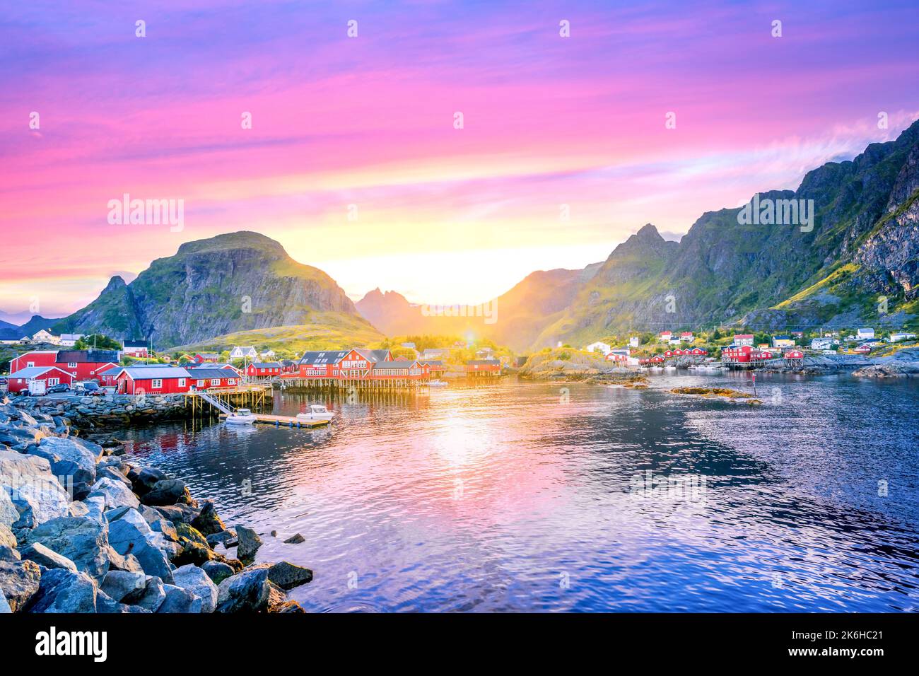 Lofoten islands trollfjord hi-res stock photography and images - Alamy