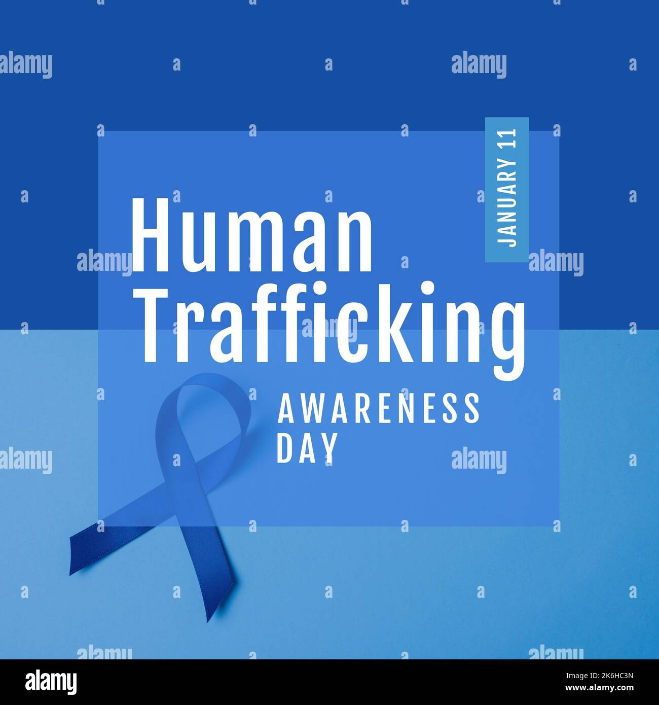 National human trafficking awareness day and 11th january text with ...