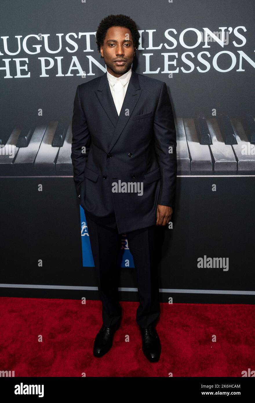 John David Washington attends opening night of revival of August Wilson ...
