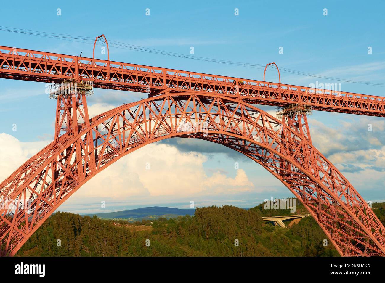 Ruynes en Margeride (south central France): the Garabit Viaduct, listed ...