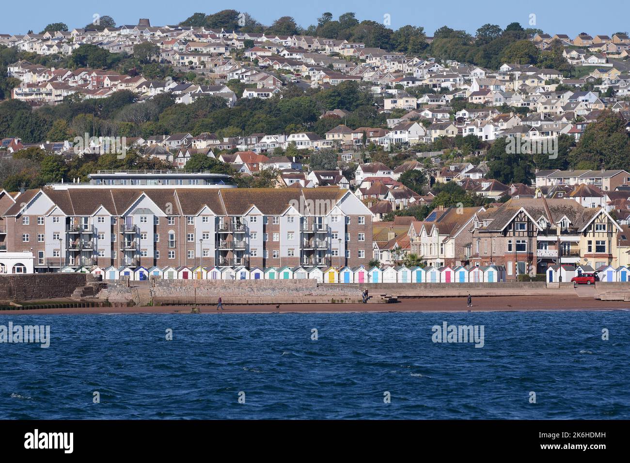 view of Paignton from the sea Stock Photo - Alamy