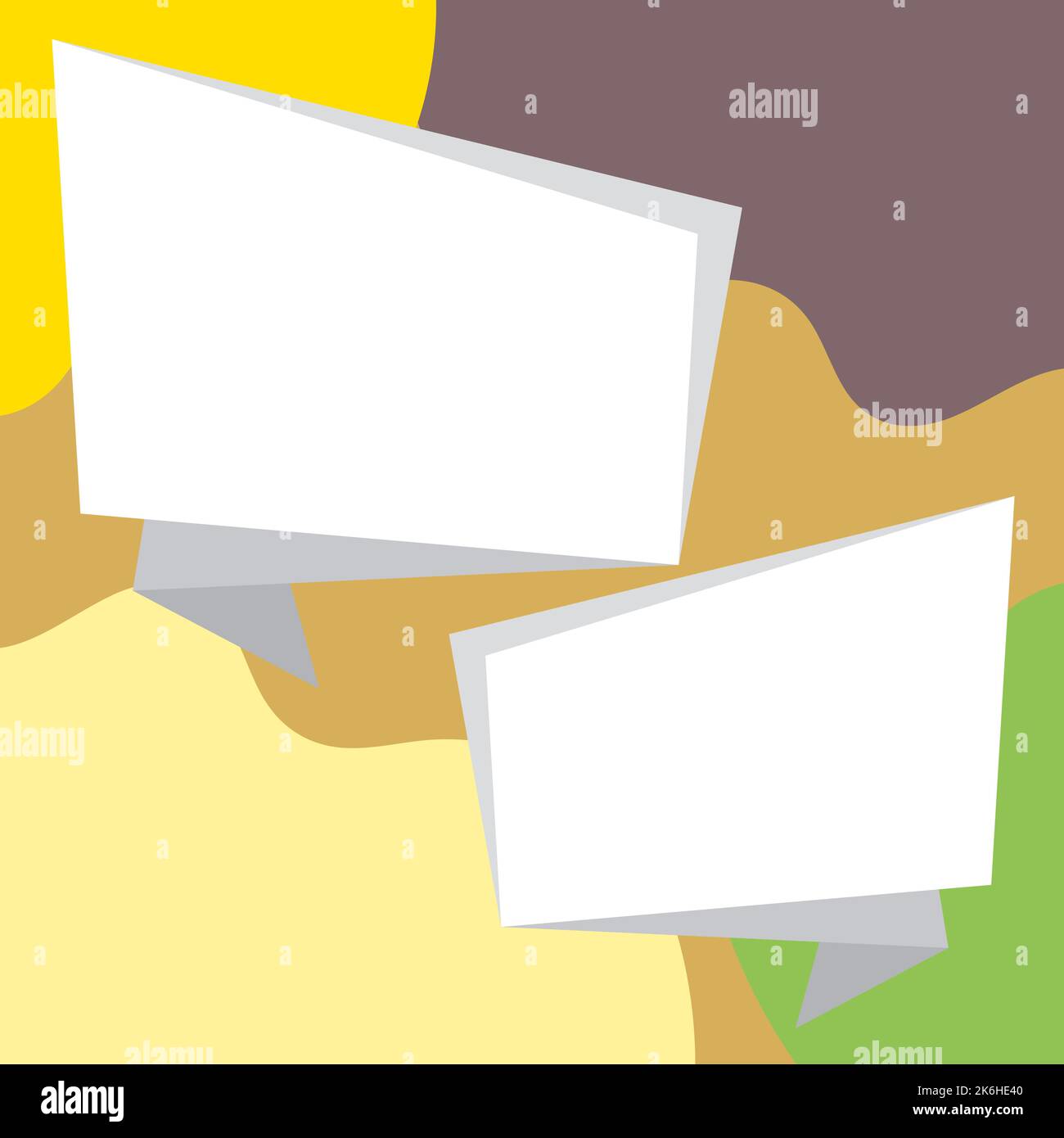 Comics Design Frames. Beautiful Photo Frame Set With Boom Bubbles For ...