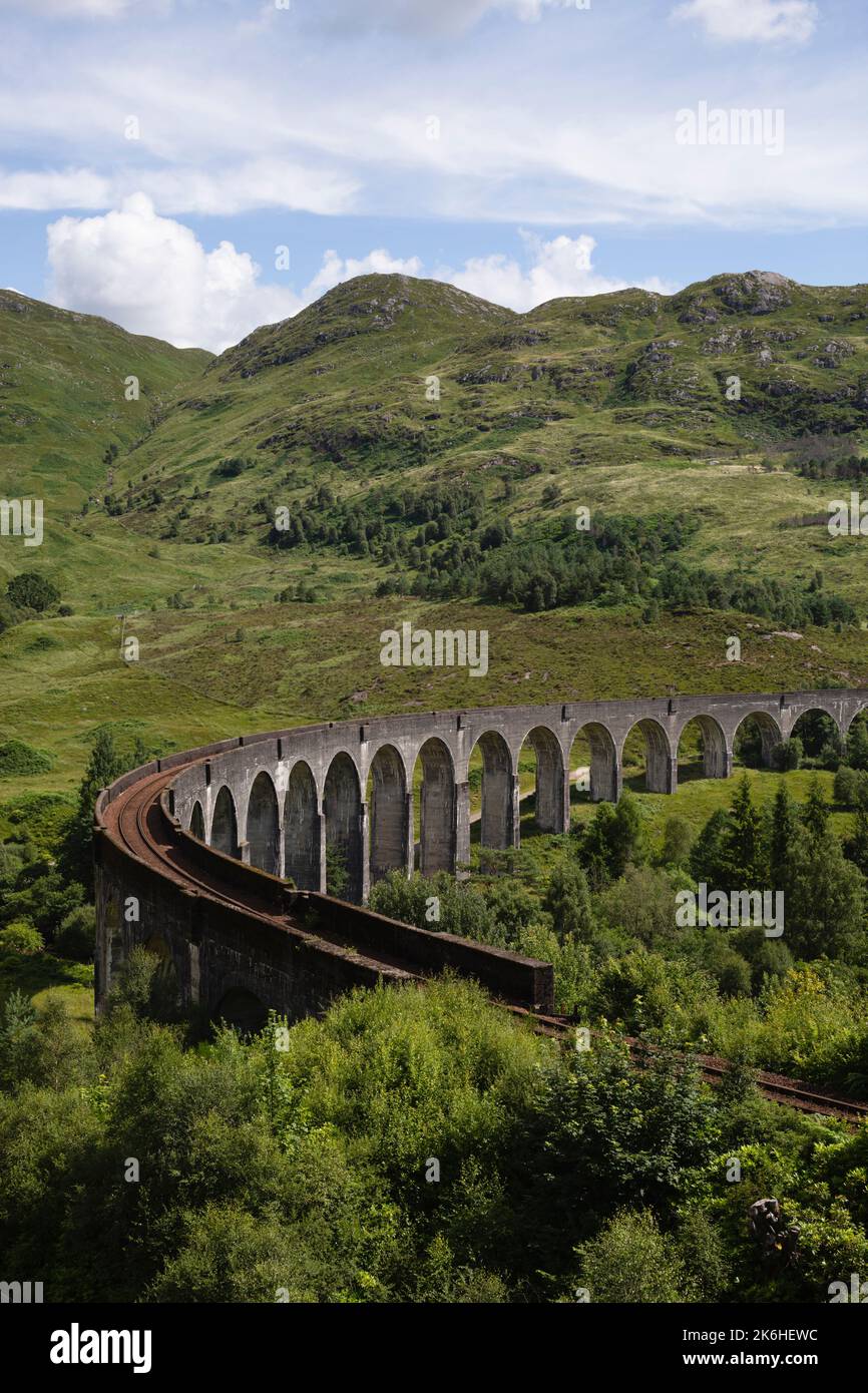 The Glenfinnan Viaduct, is a railway on the West Highland Line located ...