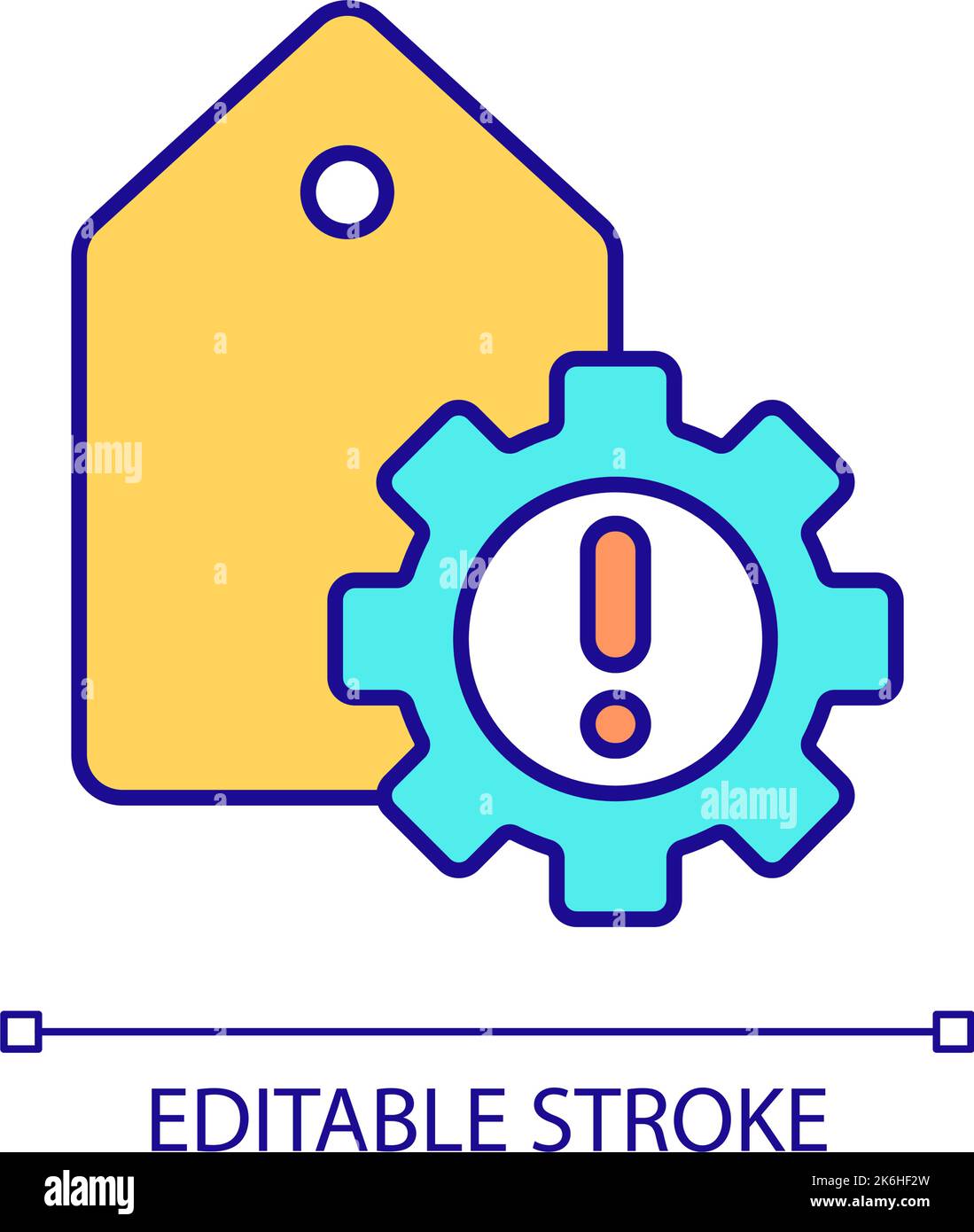Setting tag Stock Vector Images - Alamy