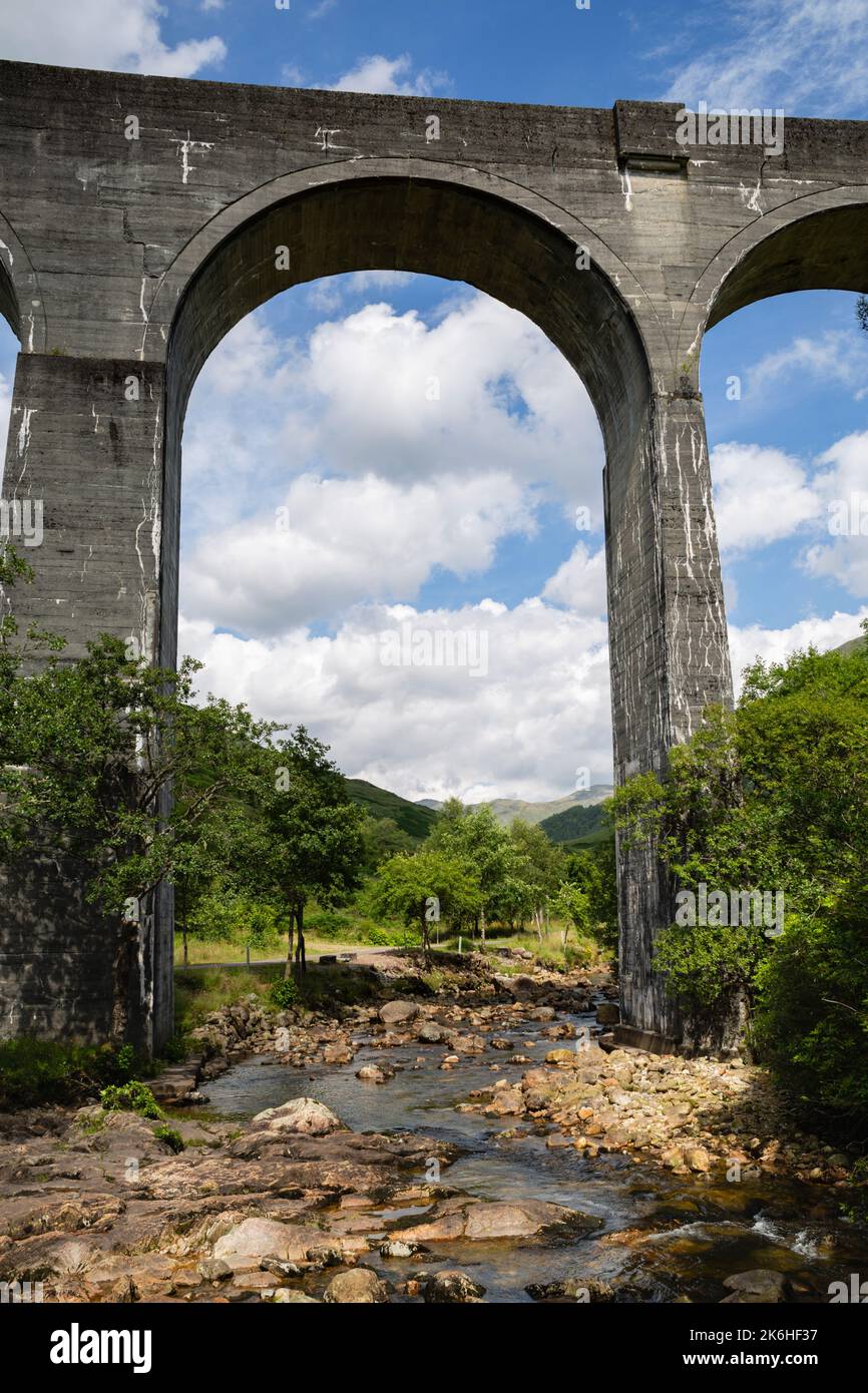 The Glenfinnan Viaduct, is a railway on the West Highland Line located ...
