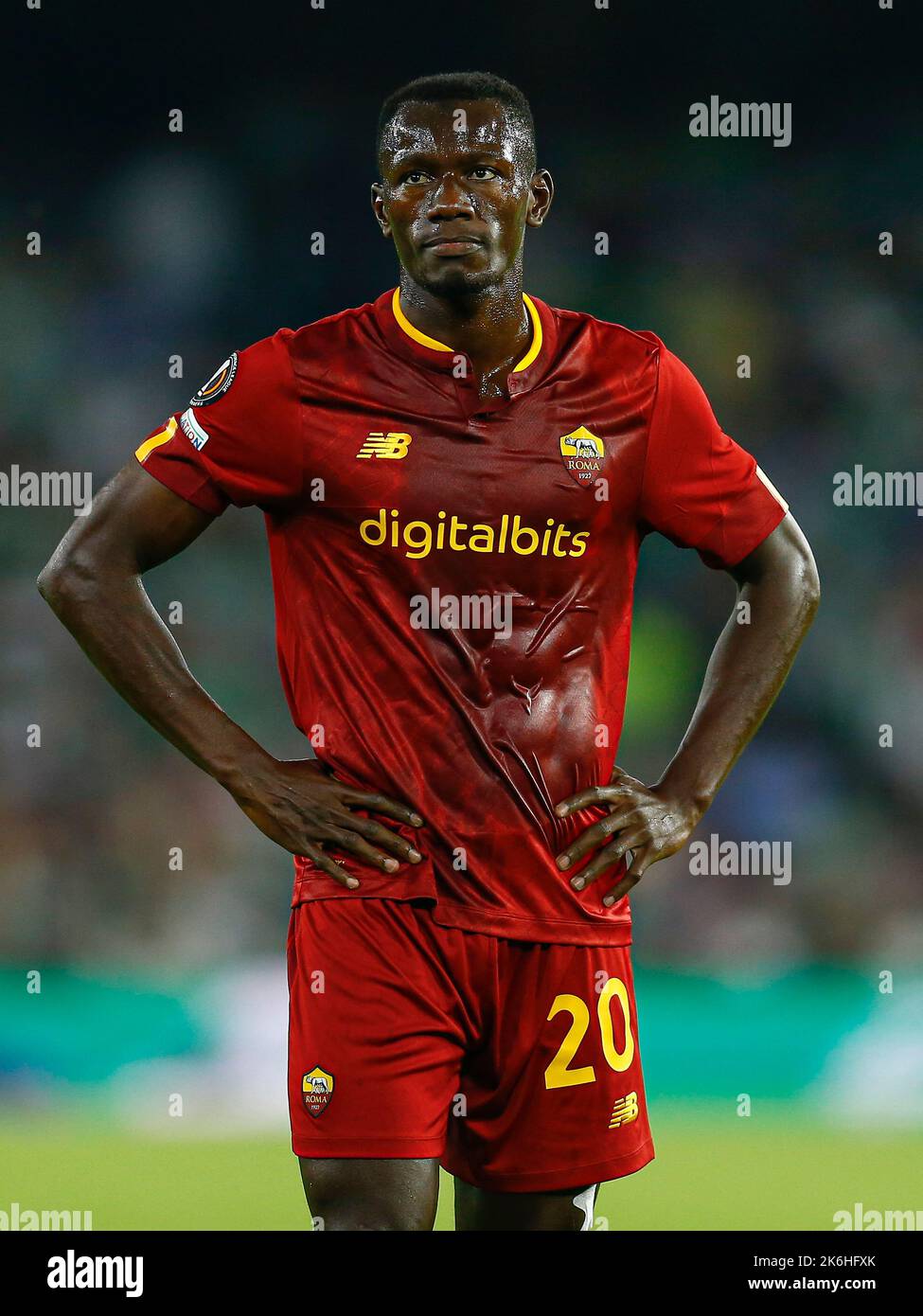 Mady Camara of AS Roma during the UEFA Europa League match between Real ...