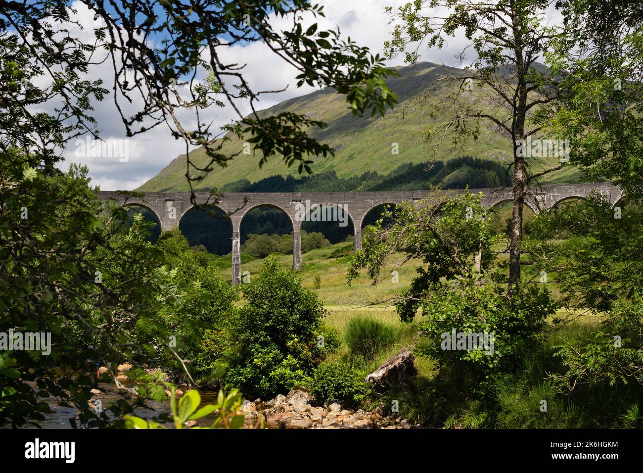 The Glenfinnan Viaduct, is a railway on the West Highland Line located ...