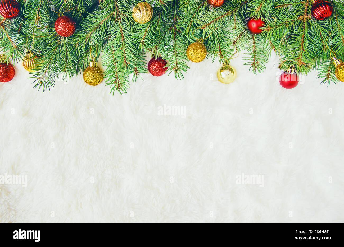 Christmas background. happy New Year. Selective focus Stock Photo - Alamy