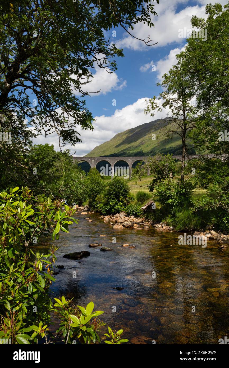The Glenfinnan Viaduct, is a railway on the West Highland Line located ...