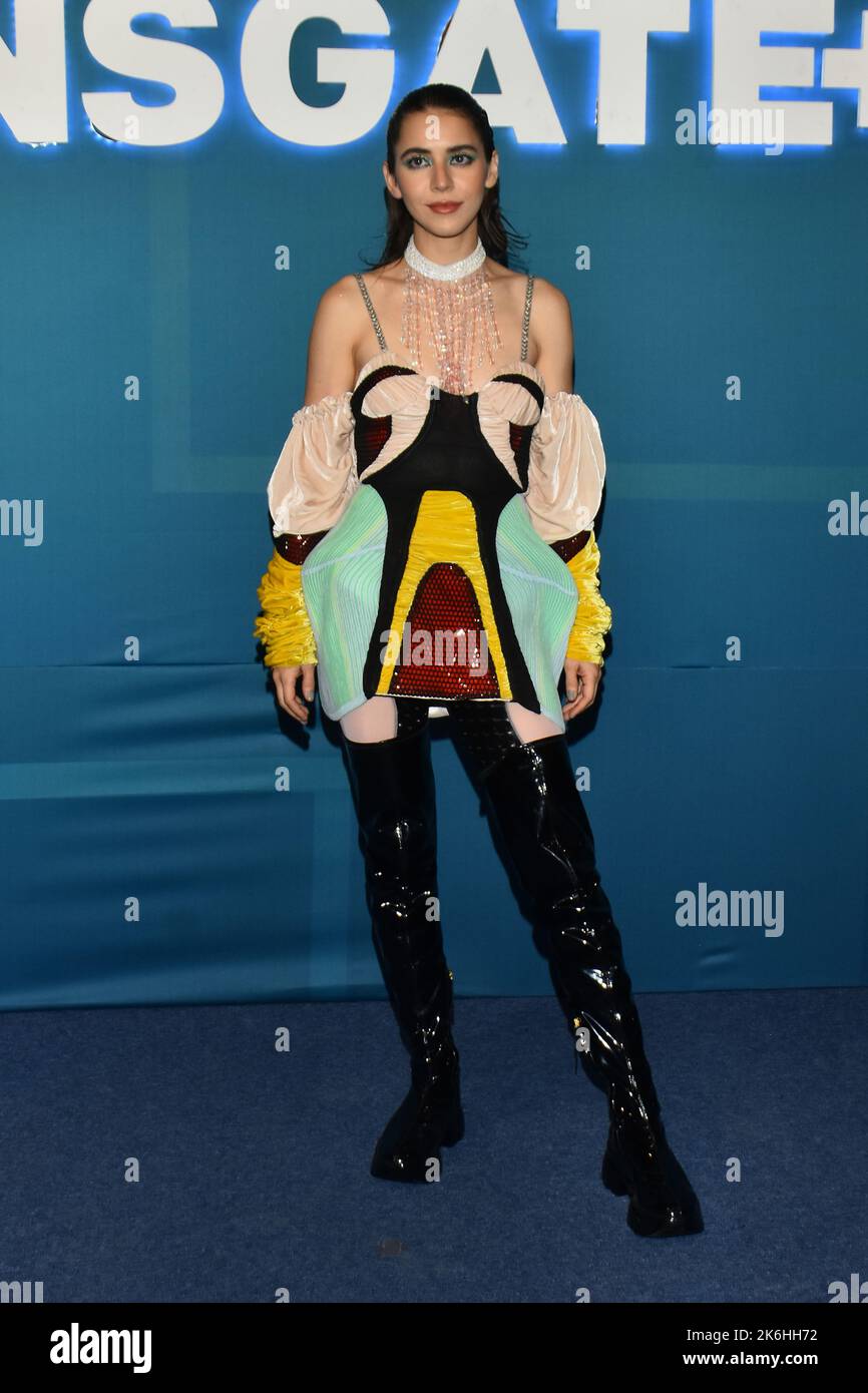 October 13, 2022, Mexico City, Mexico: Actress Tessa Ía attends the ...