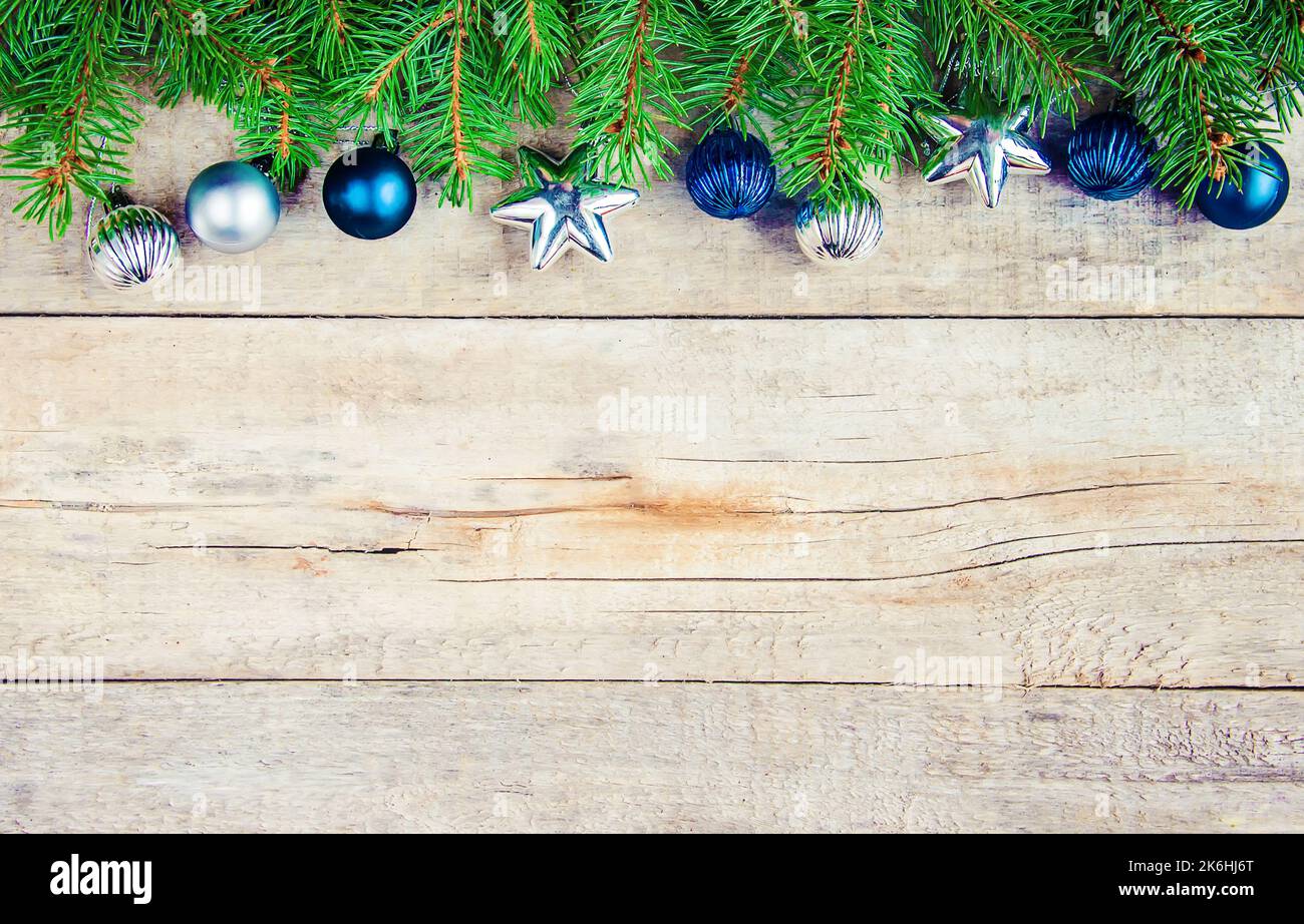 Christmas background. happy New Year. Selective focus Stock Photo - Alamy