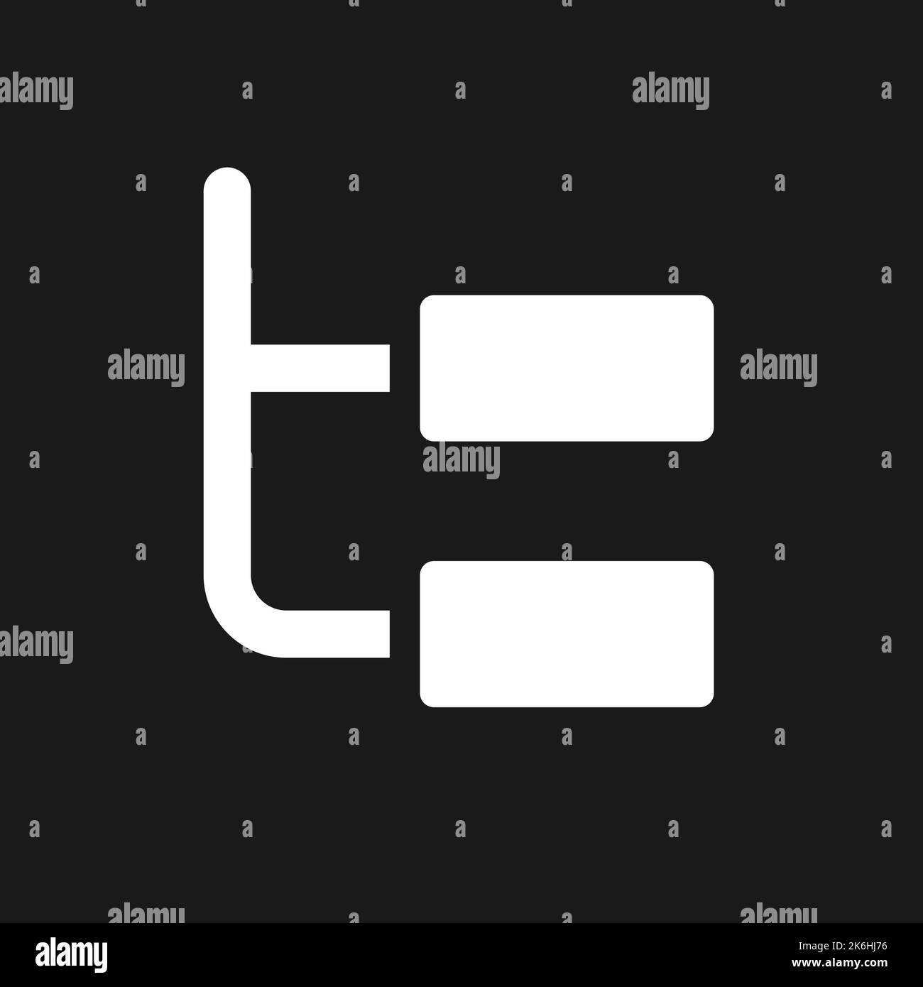 Online chat thread pixel dark mode glyph ui icon Stock Vector Image ...