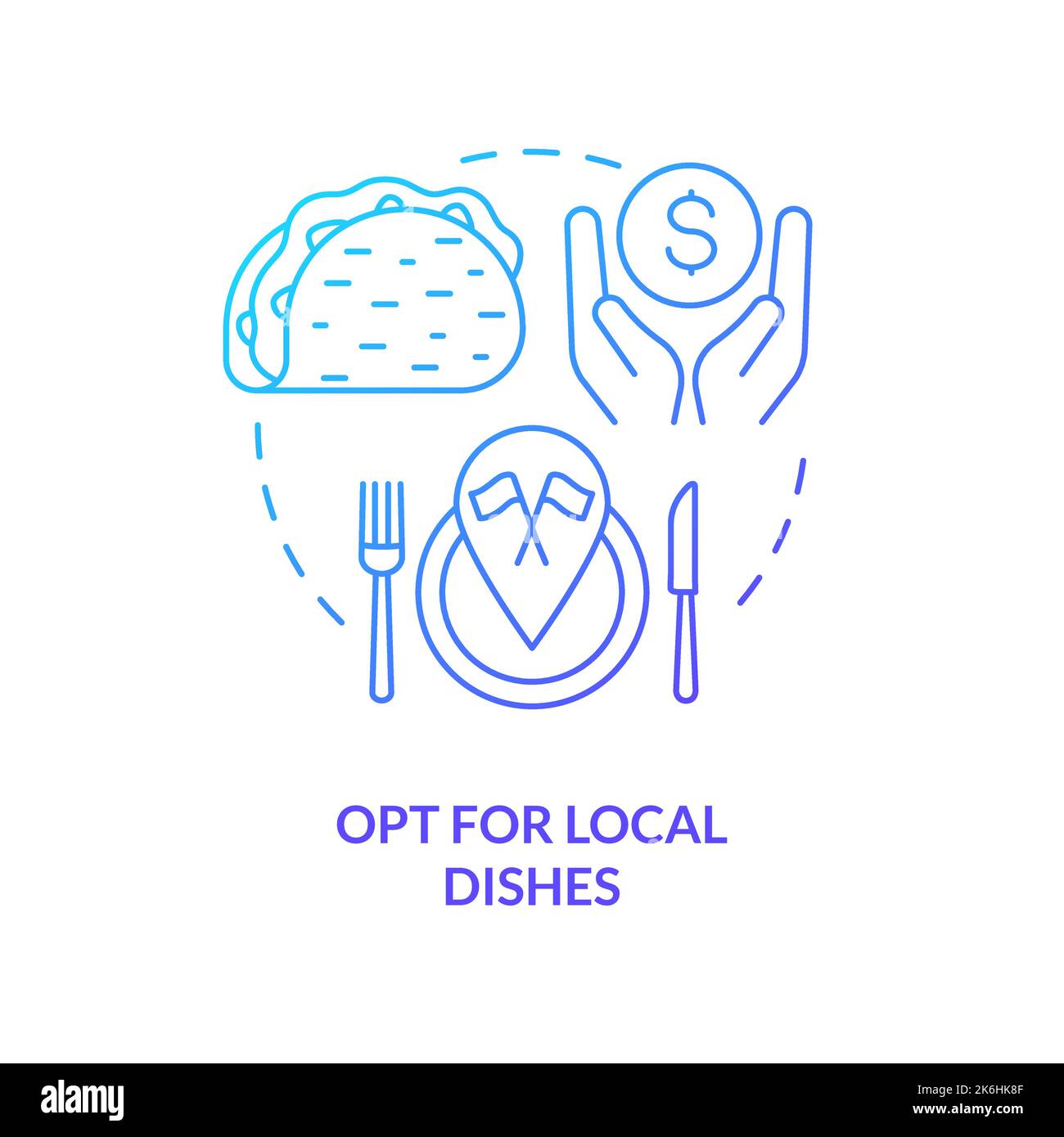 Local dishes Stock Vector Images - Alamy