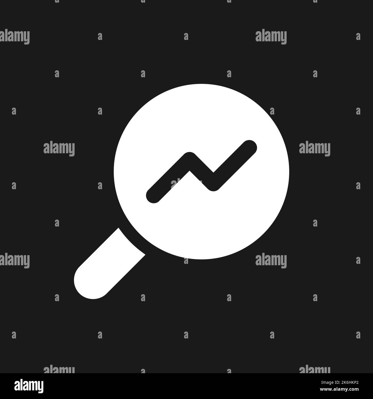 Analytic tool pixel dark mode glyph ui icon Stock Vector Image & Art ...