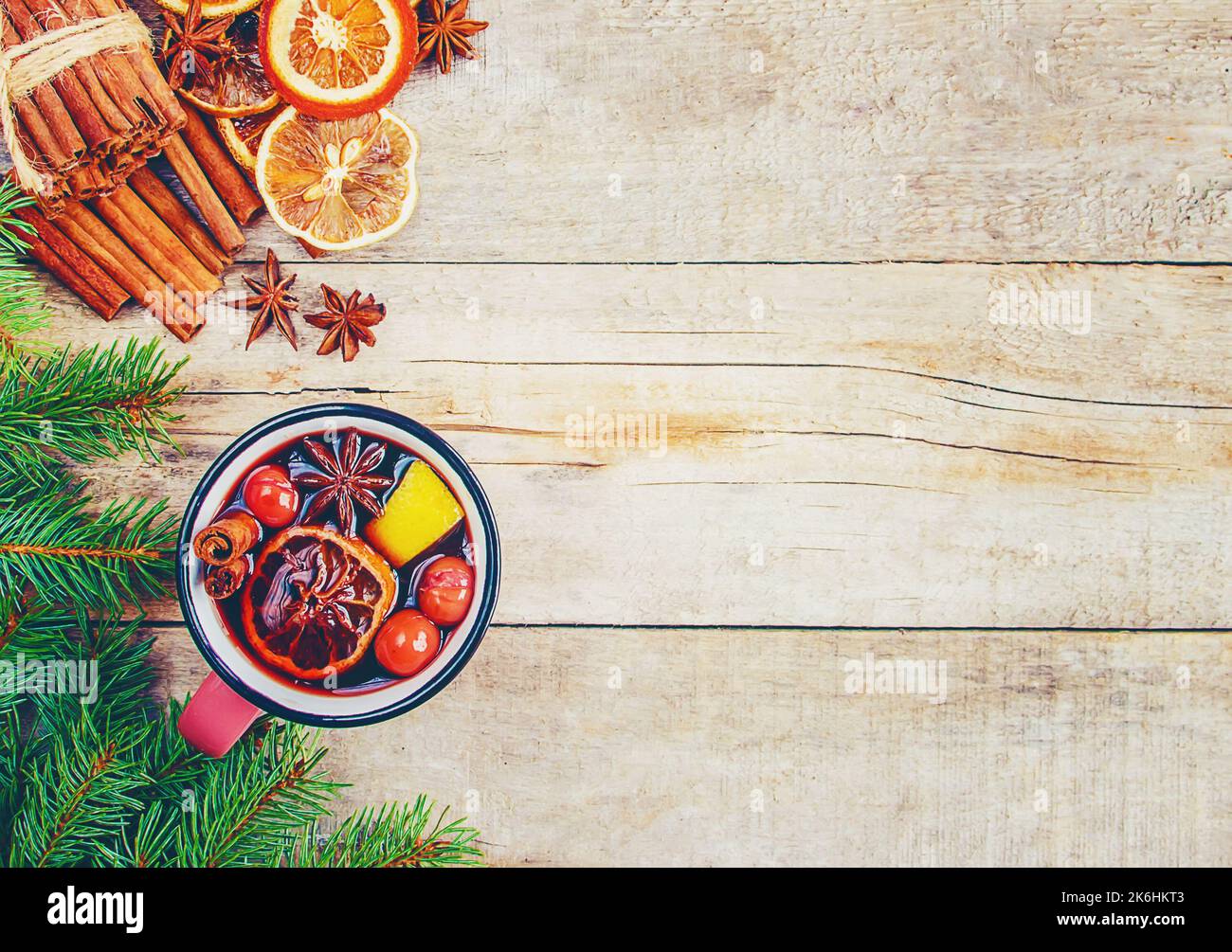 Christmas drink. Selective focus. Food and drink Stock Photo - Alamy