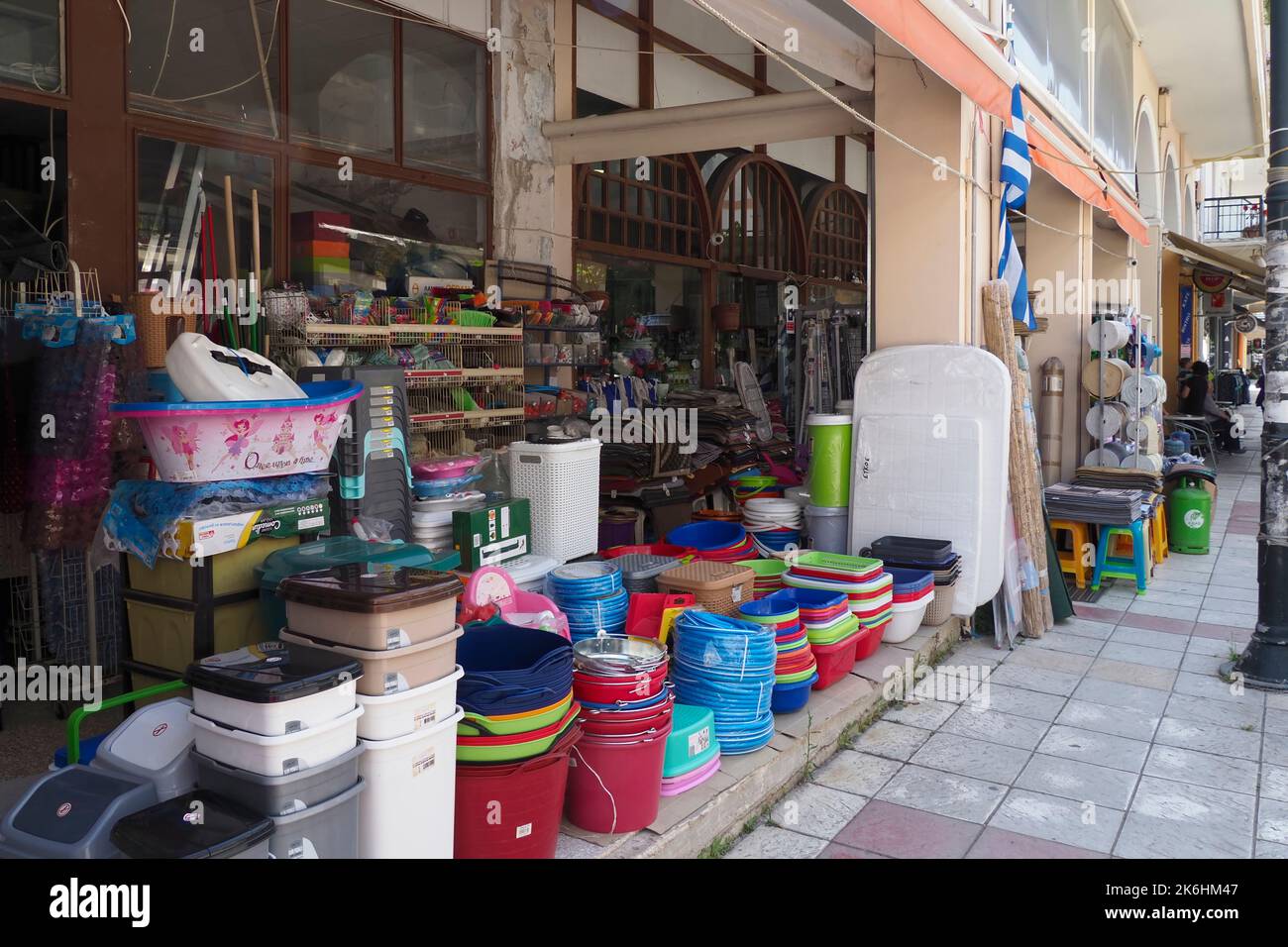 Hardware store, Preveza,Greece,Europe Stock Photo - Alamy