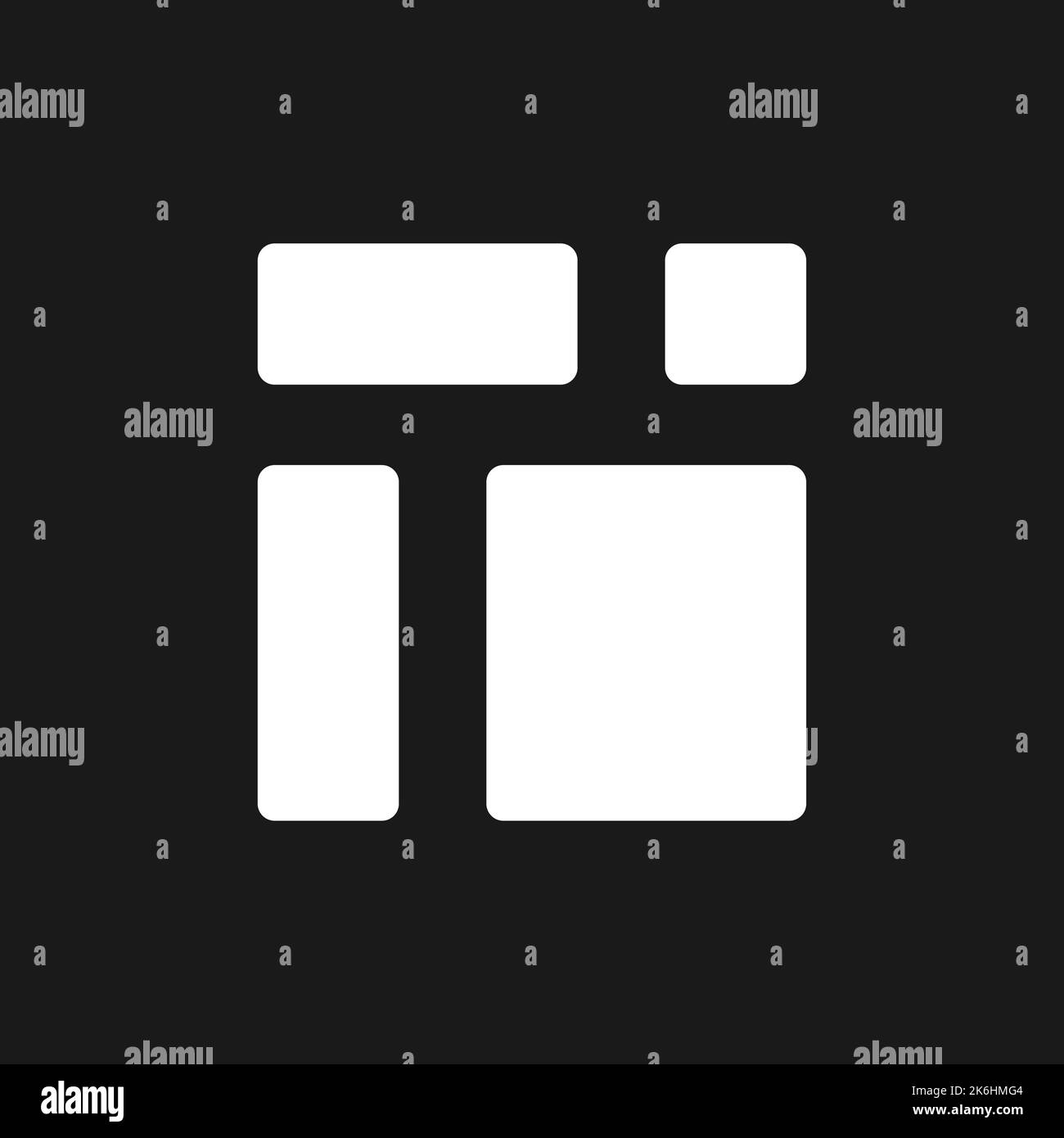 Content blocks pixel dark mode glyph ui icon Stock Vector Image & Art ... Content blocks pixel dark mode glyph ui icon Stock Vector Image & Art ...