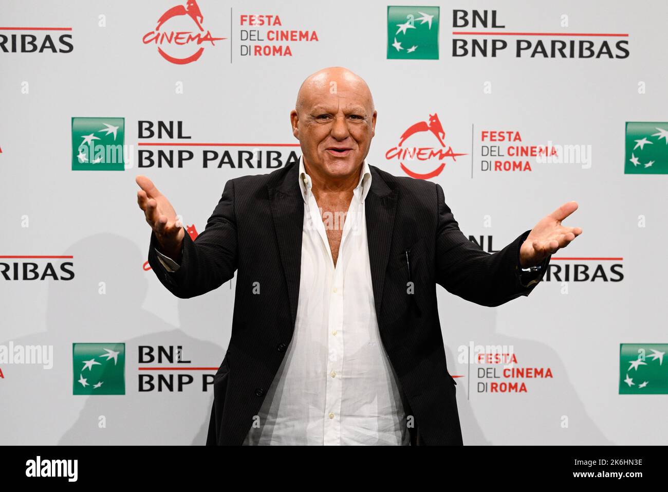 ROME, ITALY - OCTOBER 14: Peppe Lanzetta attends the photocall for "La ...