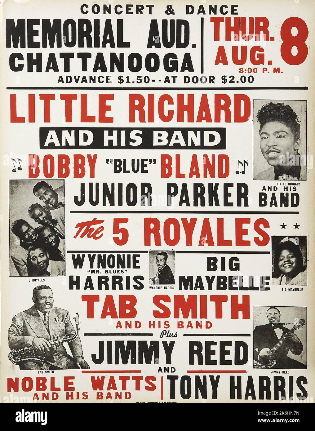 Little richard concert poster hi-res stock photography and images - Alamy